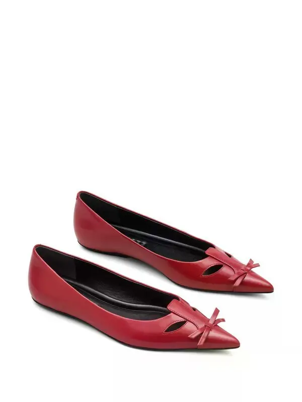 Marc Jacobs The Kat Ballerina Shoes - Red