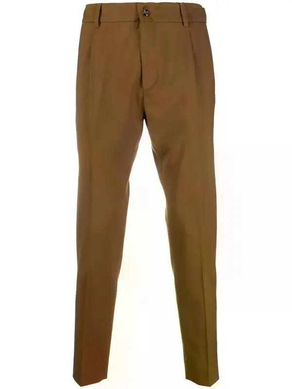 DELL'OGLIO High-waist Cropped Trousers