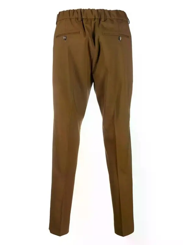 DELL'OGLIO High-waist Cropped Trousers