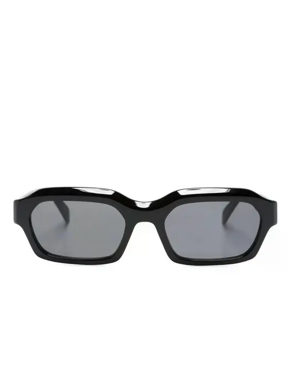 RETROSUPERFUTURE Boletus Rectangle-frame Sunglasses - Black