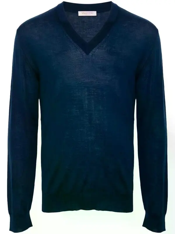 Valentino Garavani V-neck Virgin Wool Jumper