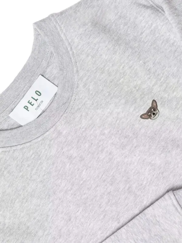 PELO FOUNDATION Chihuahua Appliqué Sweatshirt