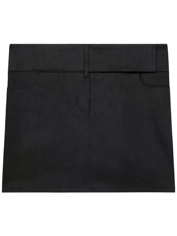 COURREGES Belted Mini Skirt - Black