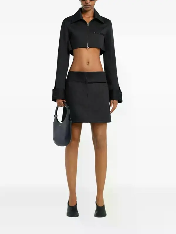 COURREGES Belted Mini Skirt