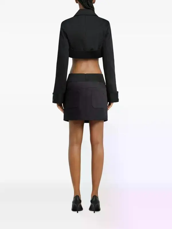 COURREGES Belted Mini Skirt