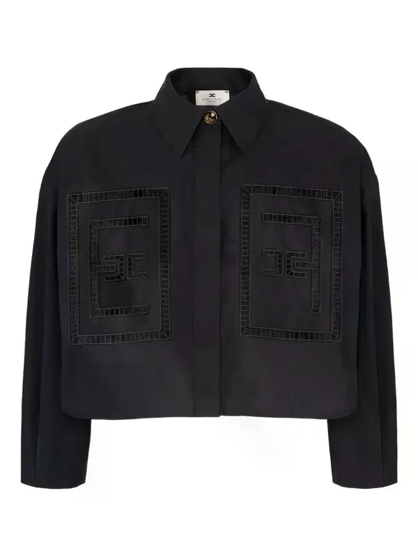 Elisabetta Franchi Embroidered Cropped Shirt