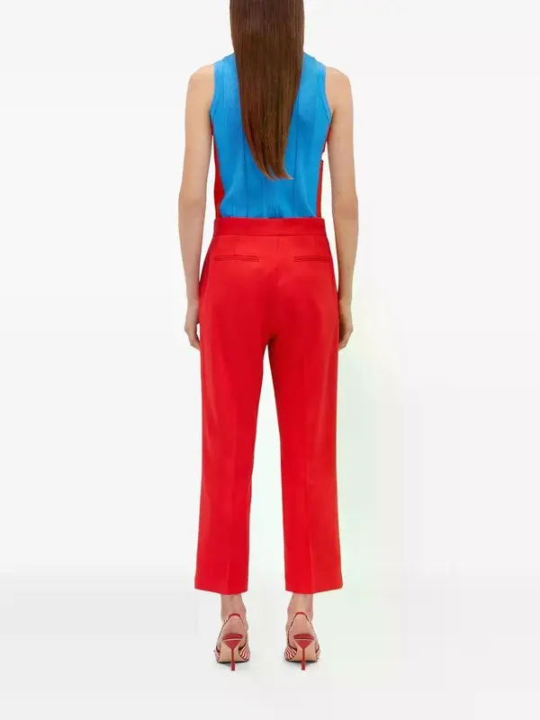 MSGM Straight Cropped Trousers