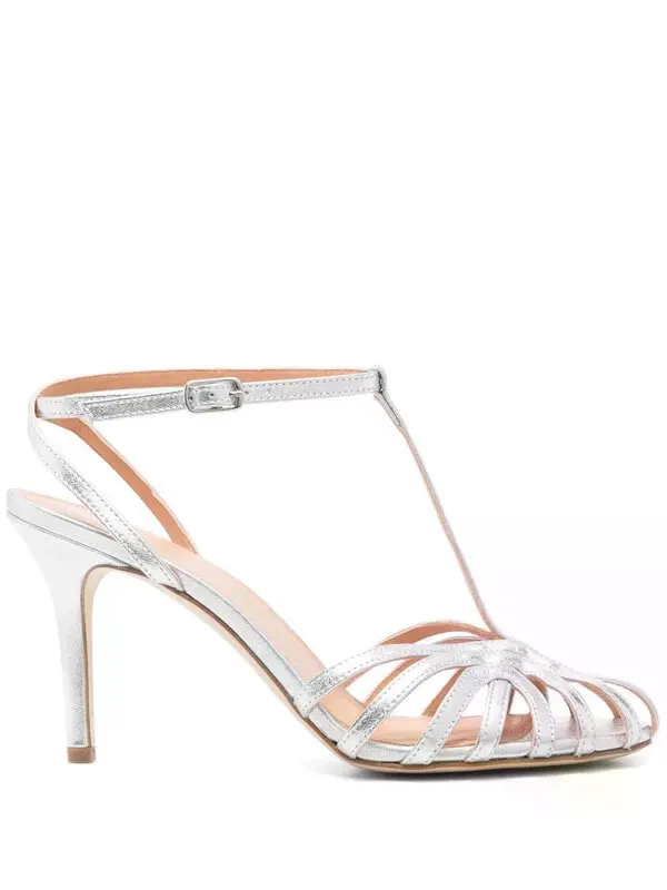 THE SELLER 80mm Leather Stiletto Sandals