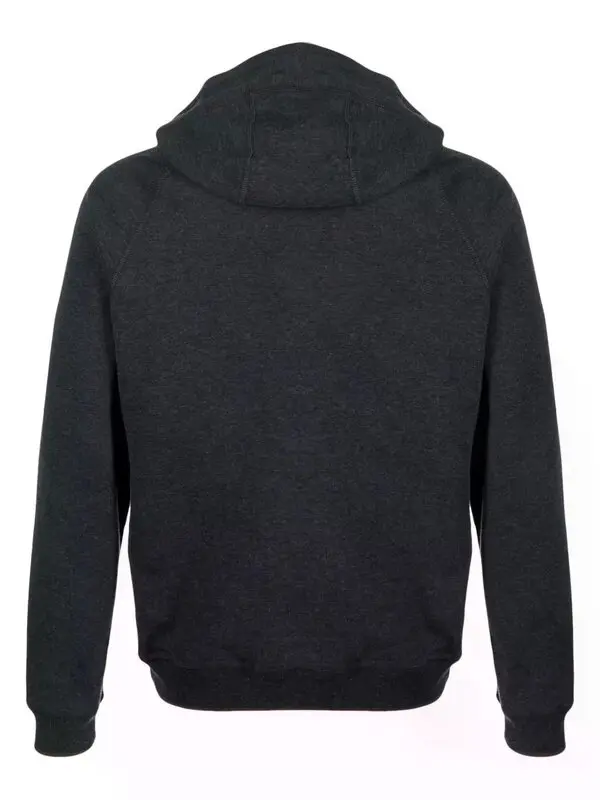 MOORER Zip-up Cotton-cashmere Blend Hoodie