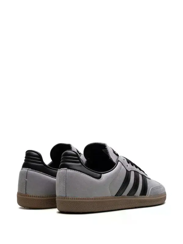 Adidas Samba Og Halo Silver/core Black/brown Desert Sneakers - Grey