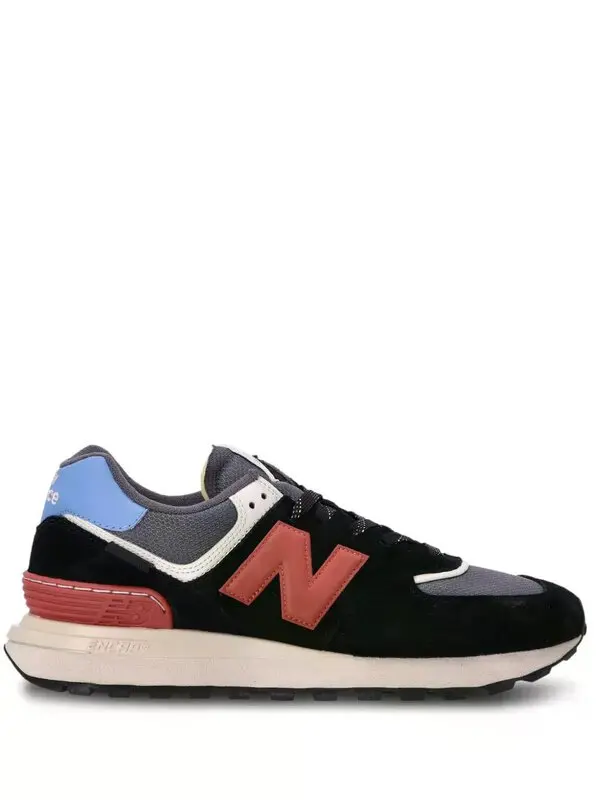 NEW BALANCE 574 Panelled Sneakers - Black