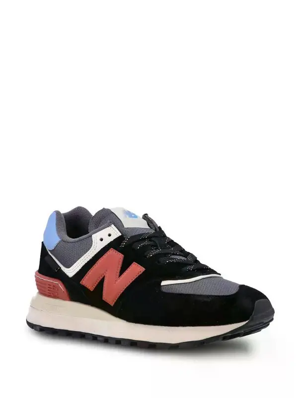 NEW BALANCE 574 Panelled Sneakers - Black