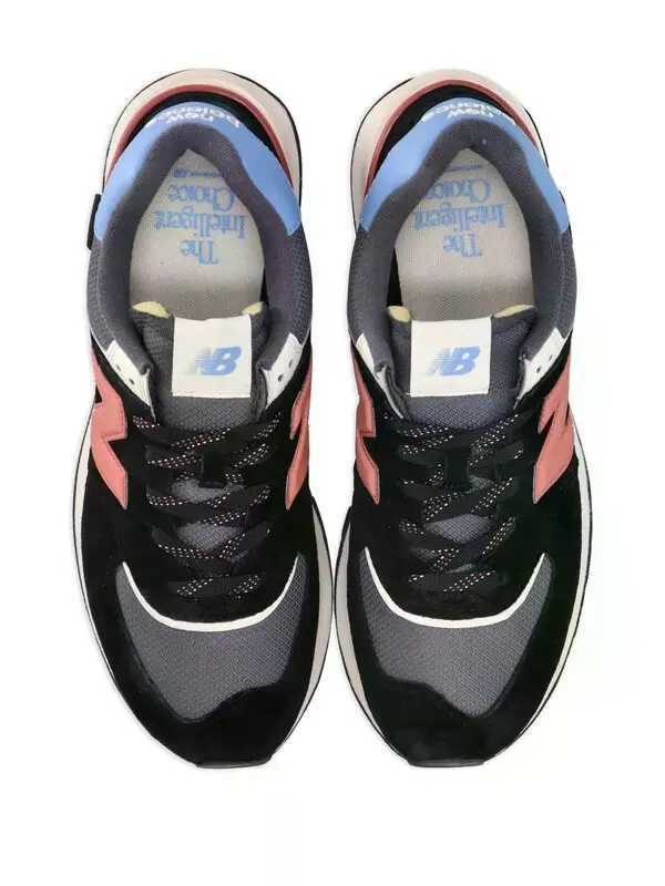 NEW BALANCE 574 Panelled Sneakers - Black