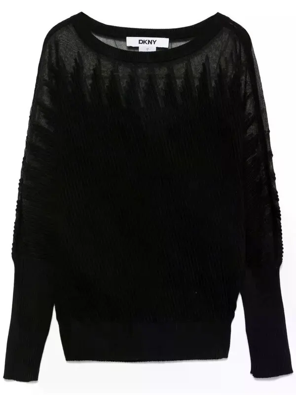 Dkny Ribbed Batwing Sleeve Sweater