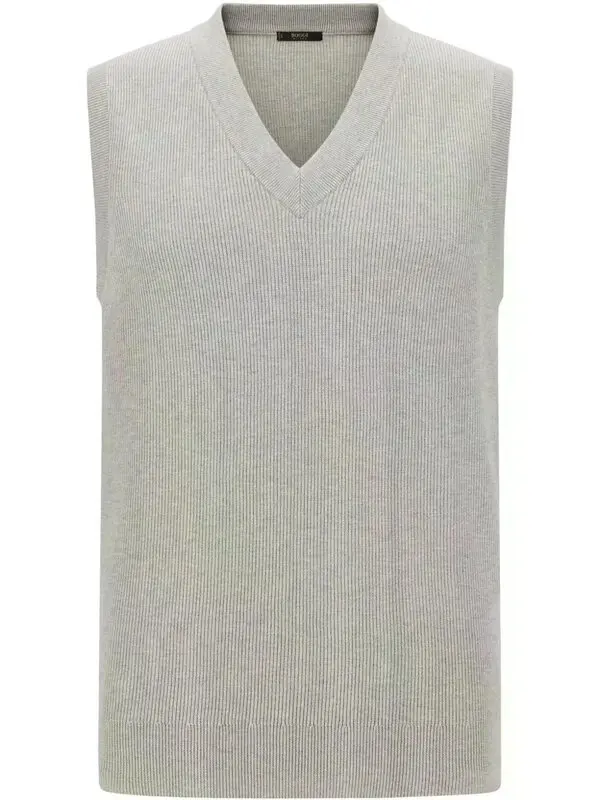Boggi Milano Sleeveless V-neck Sweater