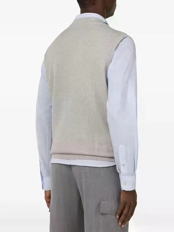 Boggi Milano Sleeveless V-neck Sweater