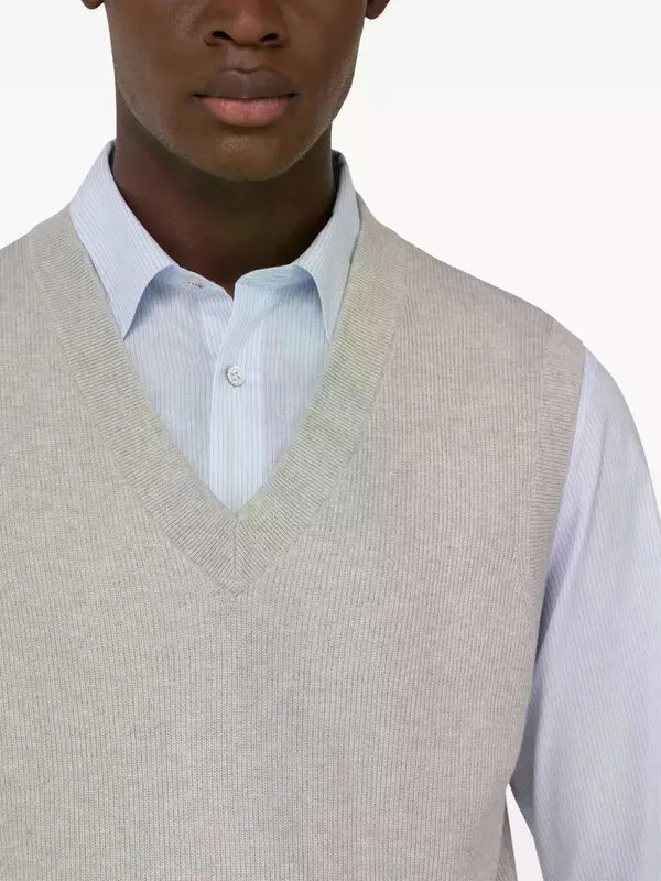 Boggi Milano Sleeveless V-neck Sweater