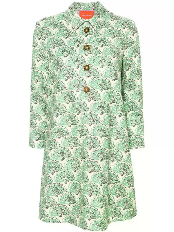 La DoubleJ Artemis Fans-jacquard Minidress
