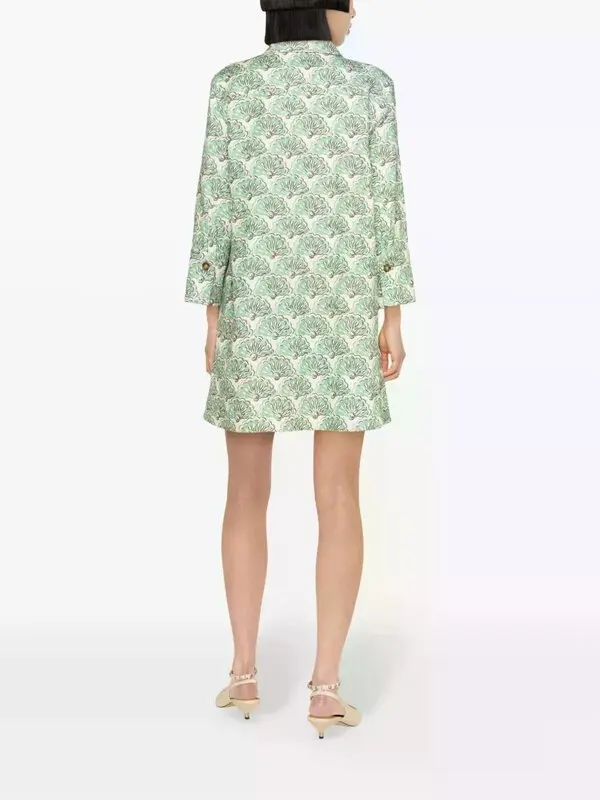 La DoubleJ Artemis Fans-jacquard Minidress