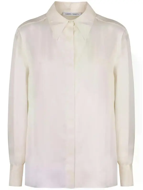 Alberta Ferretti Silk Button-down Shirt