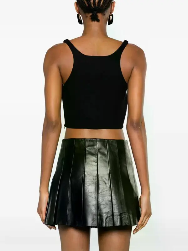 Ermanno Scervino Virgin Wool Cropped Top