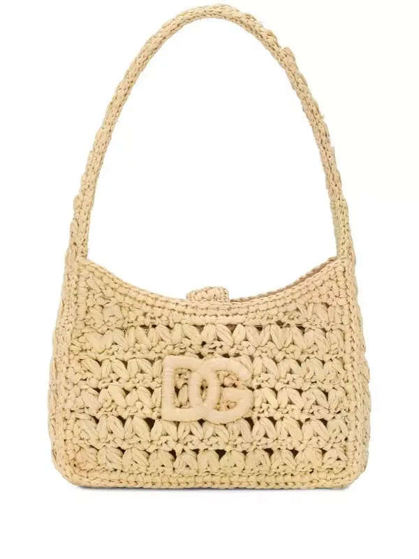 Dolce & Gabbana 3.5 Raffia Shoulder Bag