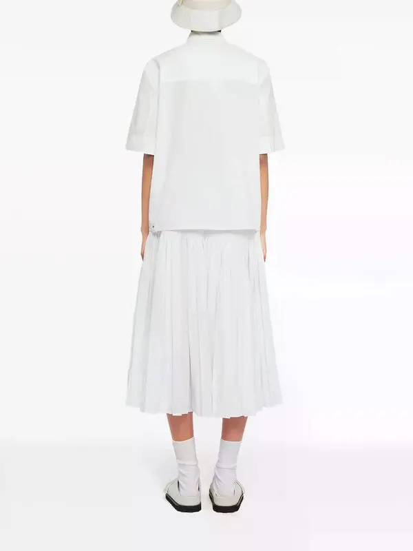 JIL SANDER Pleated Midi Skirt