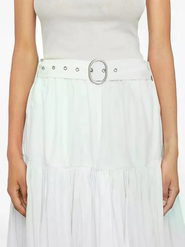 JIL SANDER Pleated Midi Skirt