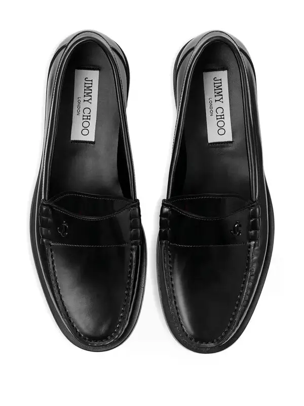 JIMMY CHOO Ethan Loafers - Black