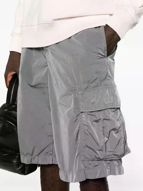 Givenchy 4g Embroidered Cargo Shorts