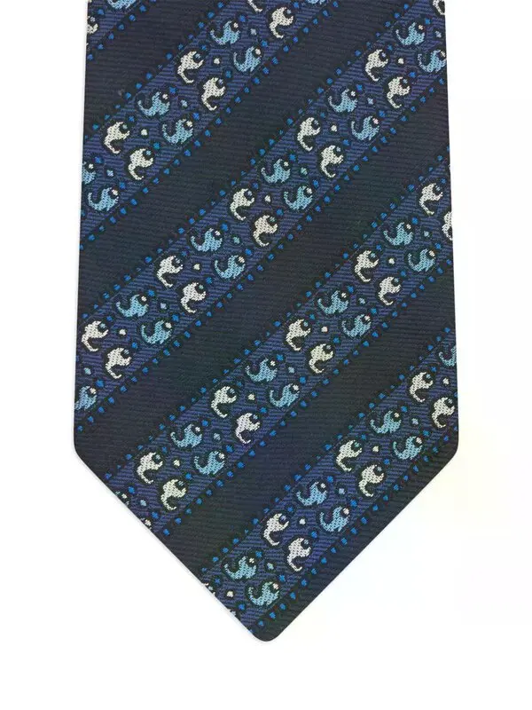 Etro Geometric-pattern Silk Tie