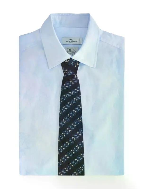 Etro Geometric-pattern Silk Tie