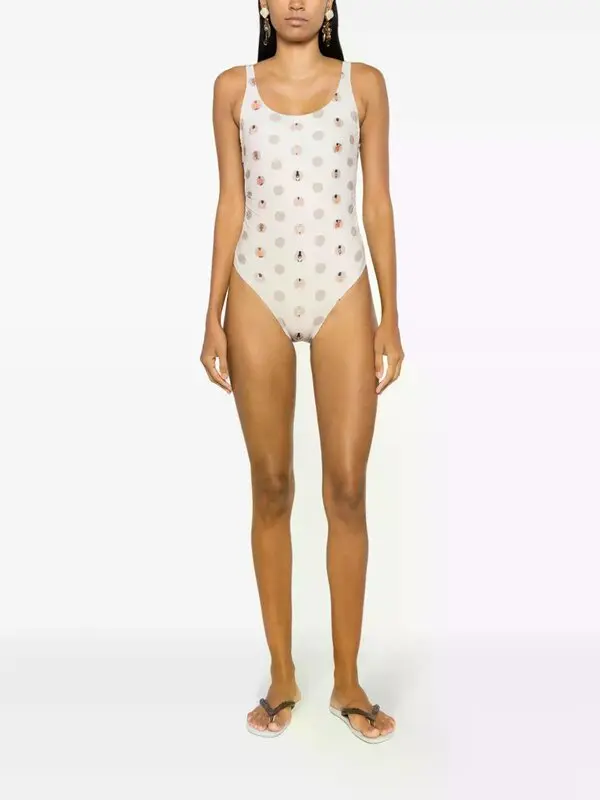 AMIR SLAMA Graphic-print Swimsuit