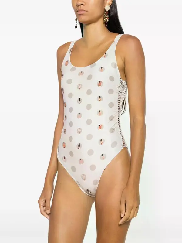 AMIR SLAMA Graphic-print Swimsuit