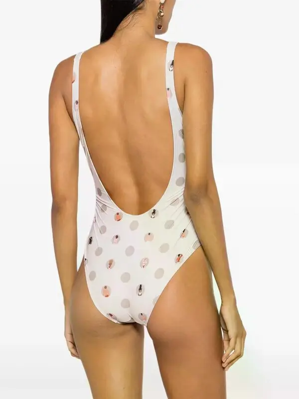 AMIR SLAMA Graphic-print Swimsuit