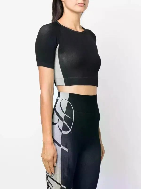 Rhude Logo-print Cropped T-shirt