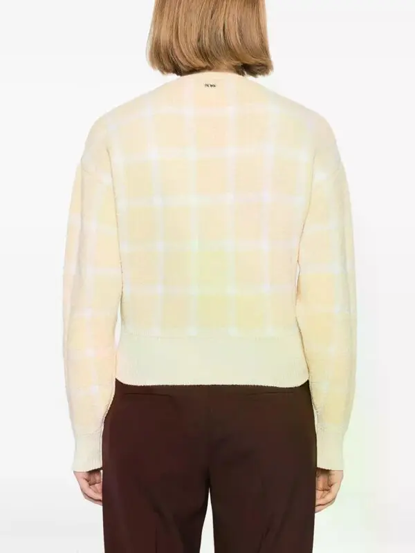 BOSS Tartan Knitted Cardigan
