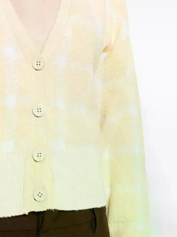 BOSS Tartan Knitted Cardigan