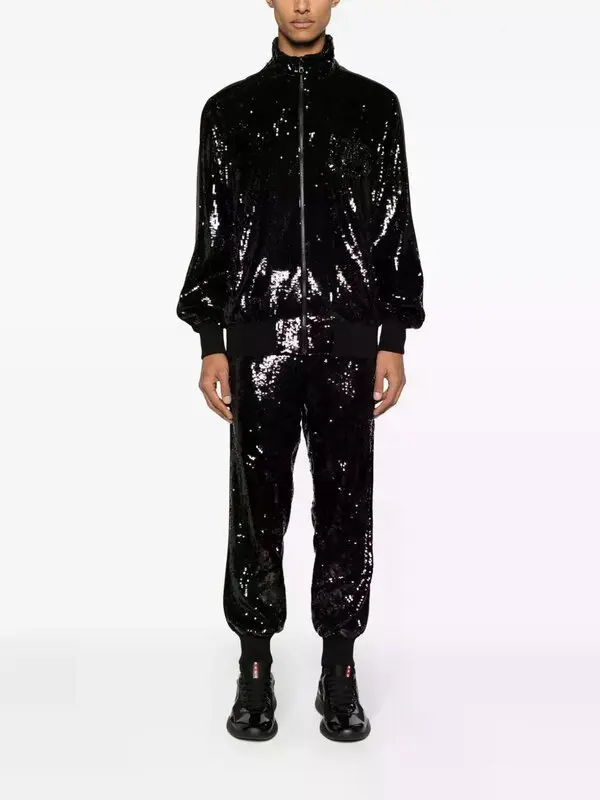 Dolce & Gabbana Sequinned Bomber Jacket