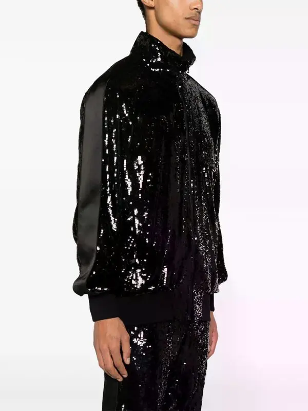 Dolce & Gabbana Sequinned Bomber Jacket