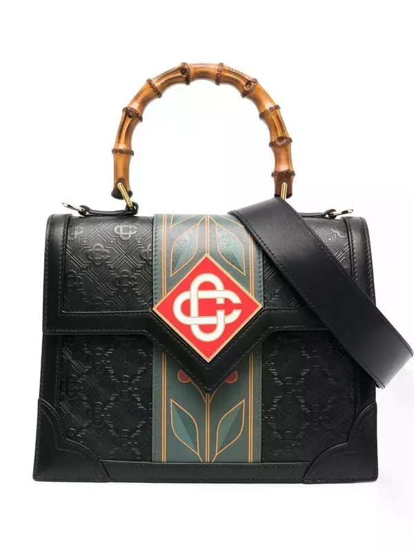 Casablanca Jeanne Logo-patch Tote Bag - Black