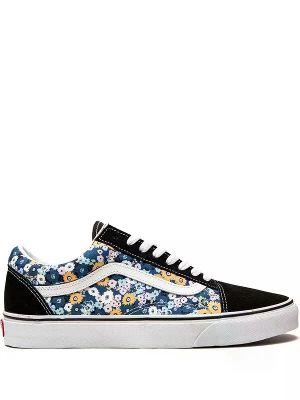VANS Old Skool Floral Sneakers - Black