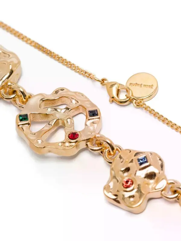 Palm Angels Tone Charm Necklace