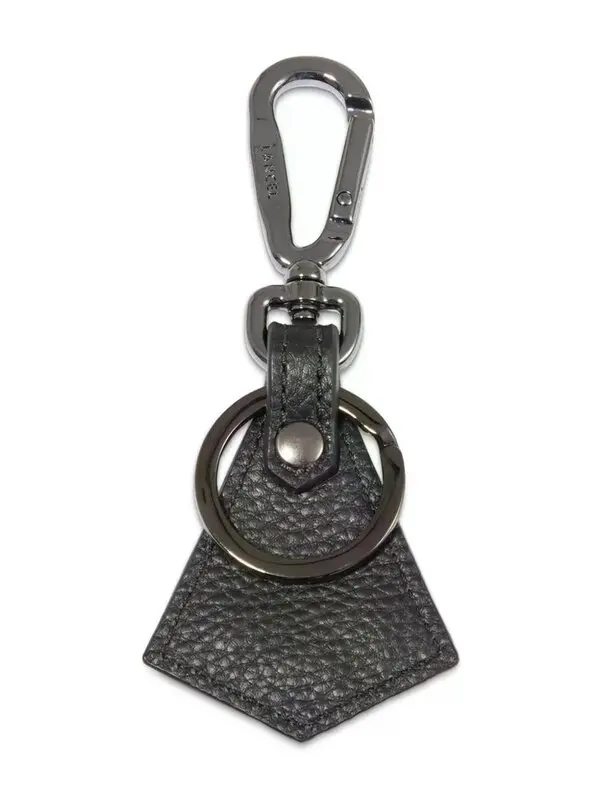 LANCEL Come Pyramid Keyring - Black