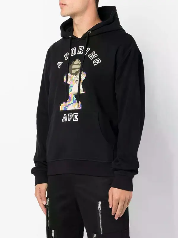MOSTLY HEARD RARELY SEEN 8-BIT Boring Ape Graphic Print Hoodie