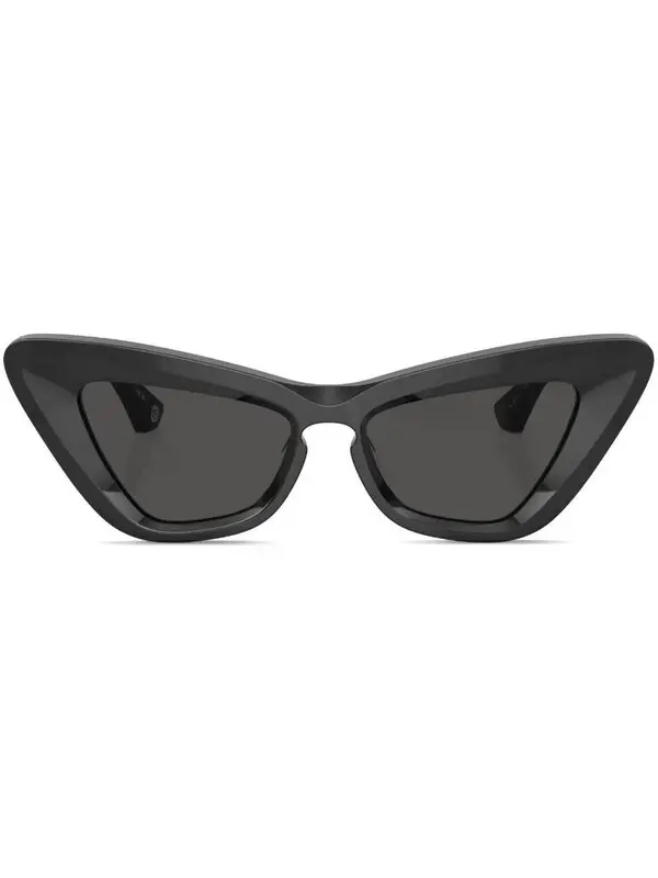 Burberry Rose-monogram Cat-eye Sunglasses - Grey