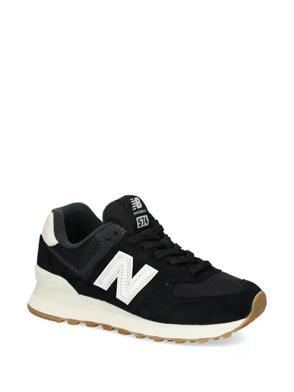 NEW BALANCE 574 Lace-up Suede And Mesh Sneakers