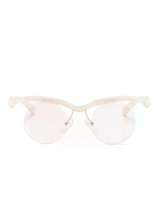 Prada Runway Round-frame Sunglasses - Pink