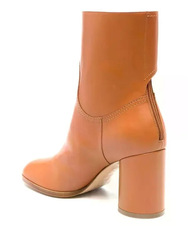 Casadei Cleo 80mm Leather Boots