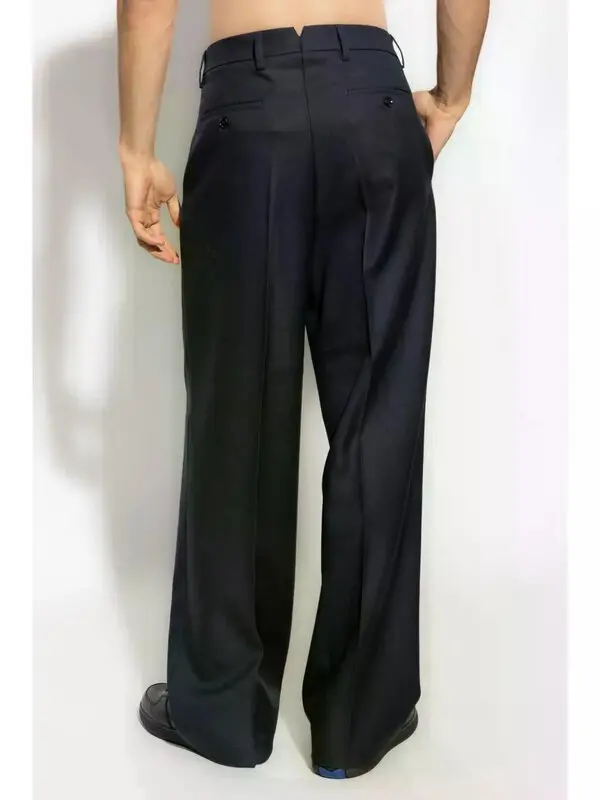 AMI Paris Virgin Wool Tailored Trousers